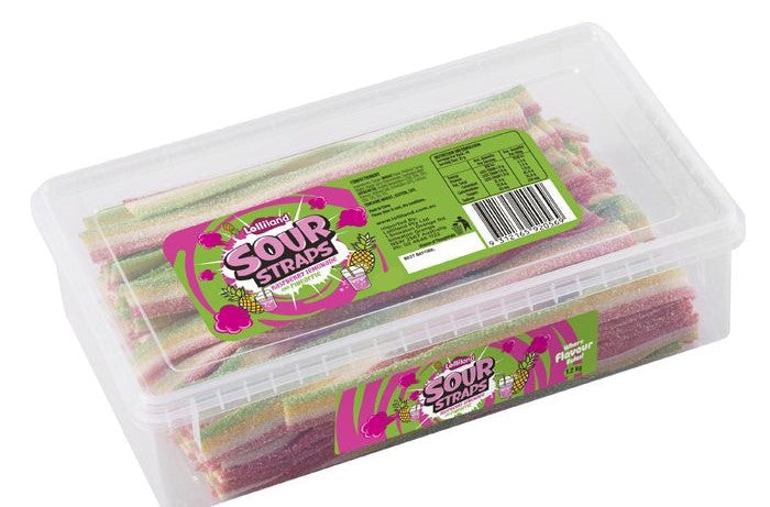 Raspberry / Lemonade / Pineapple Sour Straps | Sunshine Confectionery
